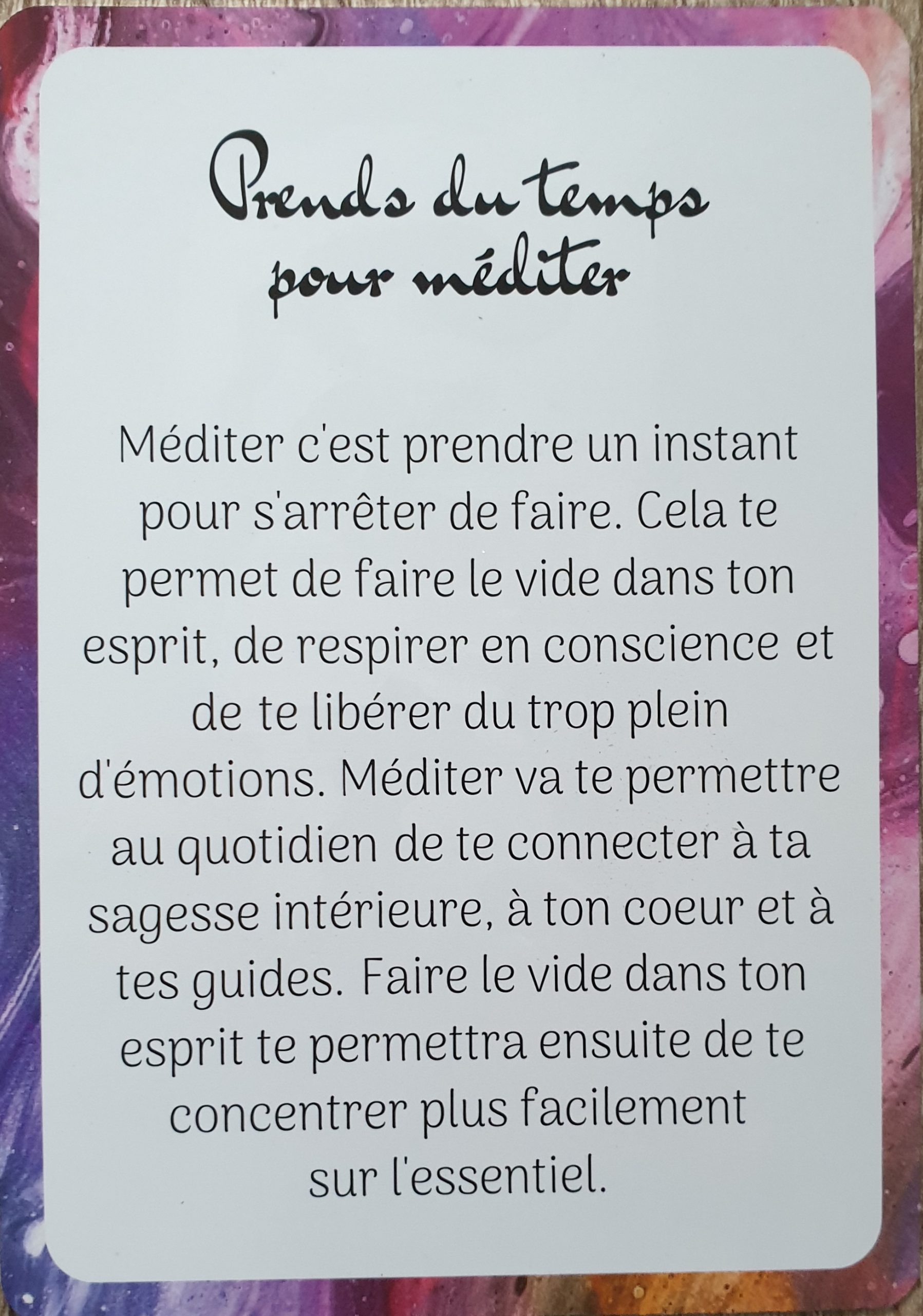 ORACLE MESSAGES DE NOS GUIDES – Flore Power